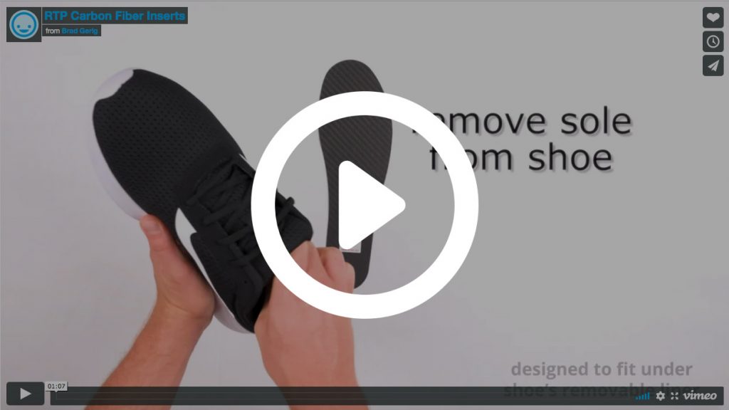 Rigid Carbon Fiber Inserts - RTP Fast - Return to Play - Carbon Fiber ...