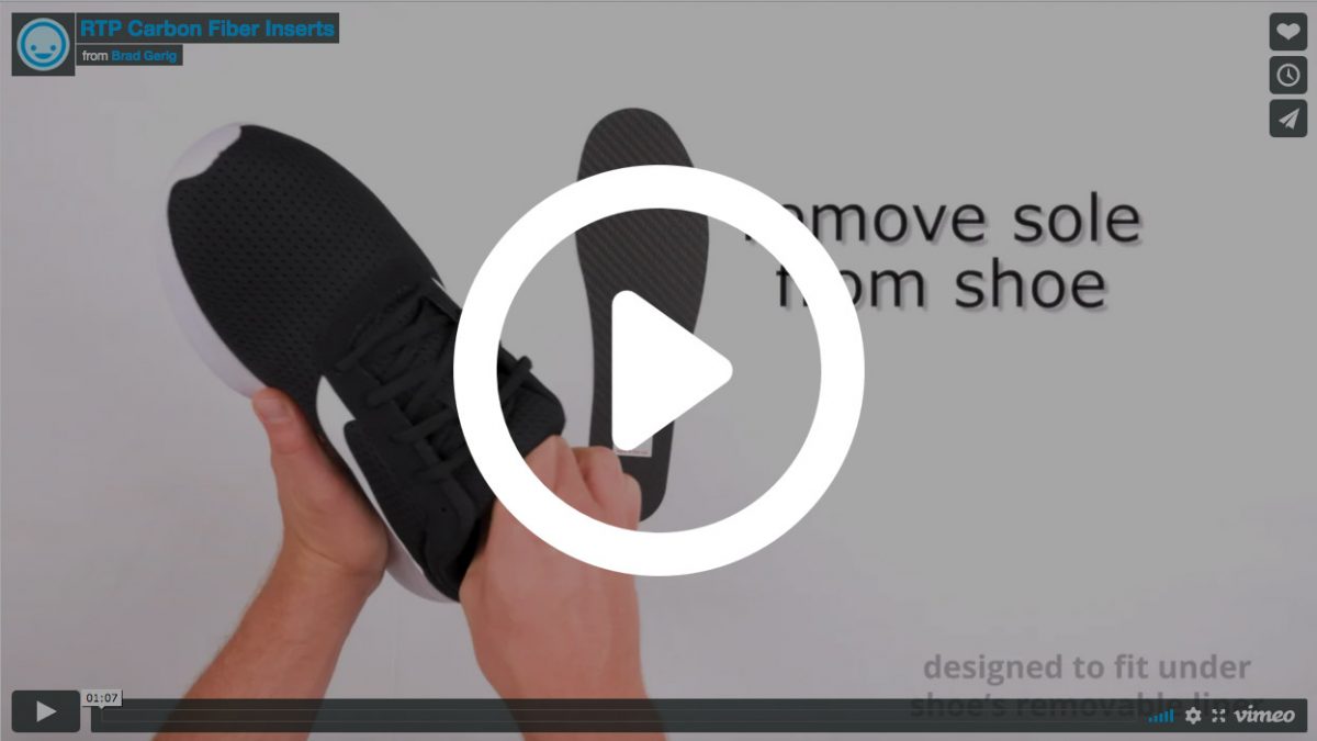 Semi-Rigid Carbon Fiber Inserts - RTP Fast - Return to Play - Carbon ...